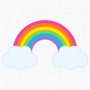 Rainbow Svg Png Pdf Ai Dxf File Download - Etsy