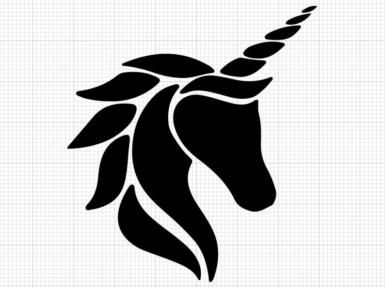 Unicorn Svg Png Pdf Ai Dxf File Download File - Etsy