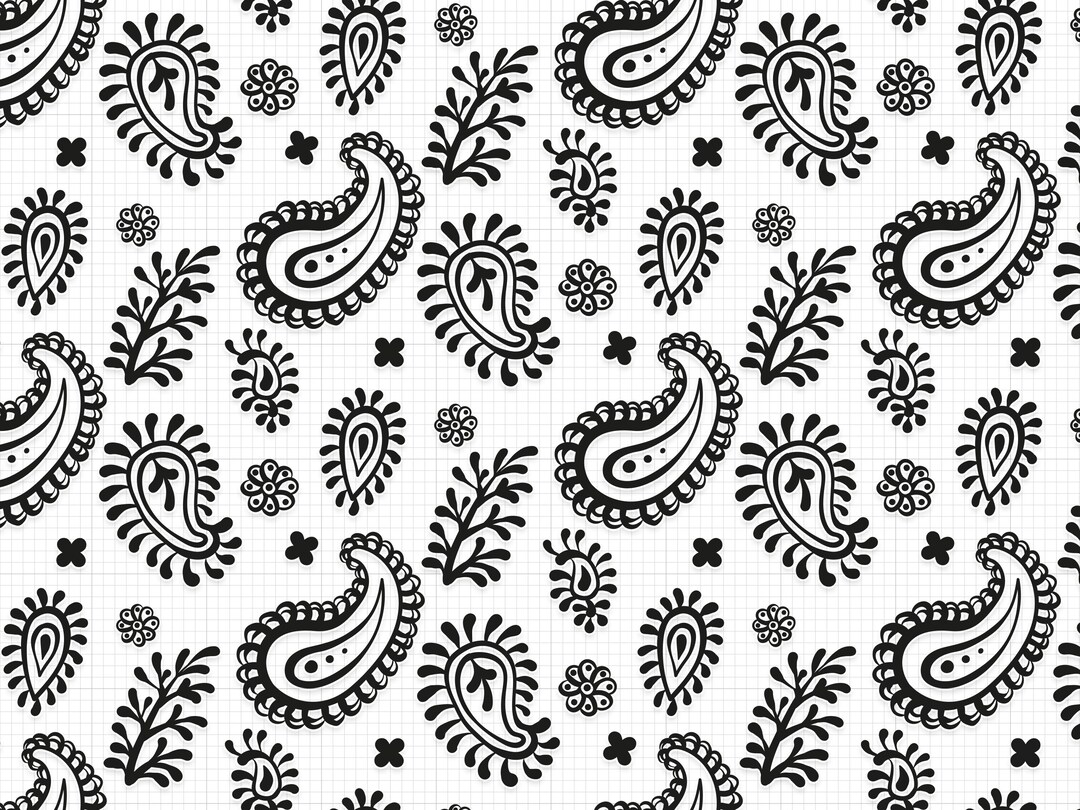 Bandana Pattern Svg Png Pdf Ai Dxf File Download - Etsy