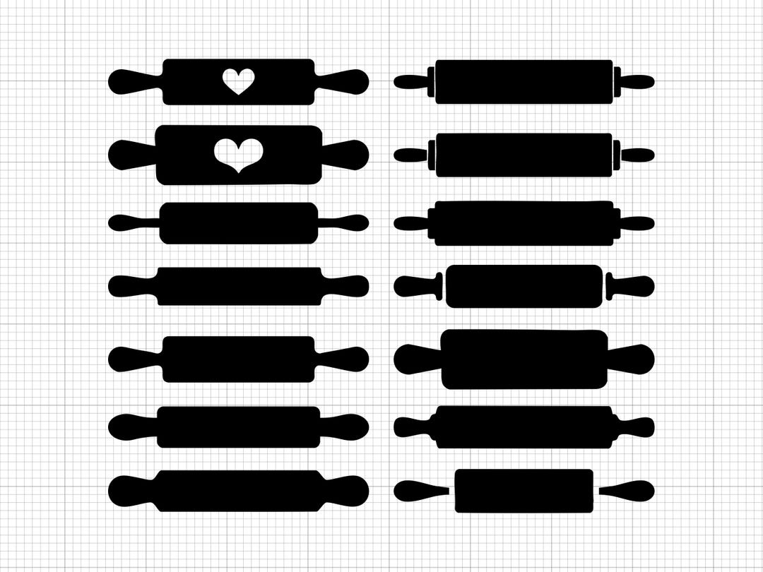 Rolling Pin Svg Png Pdf Ai Dxf File Download - Etsy