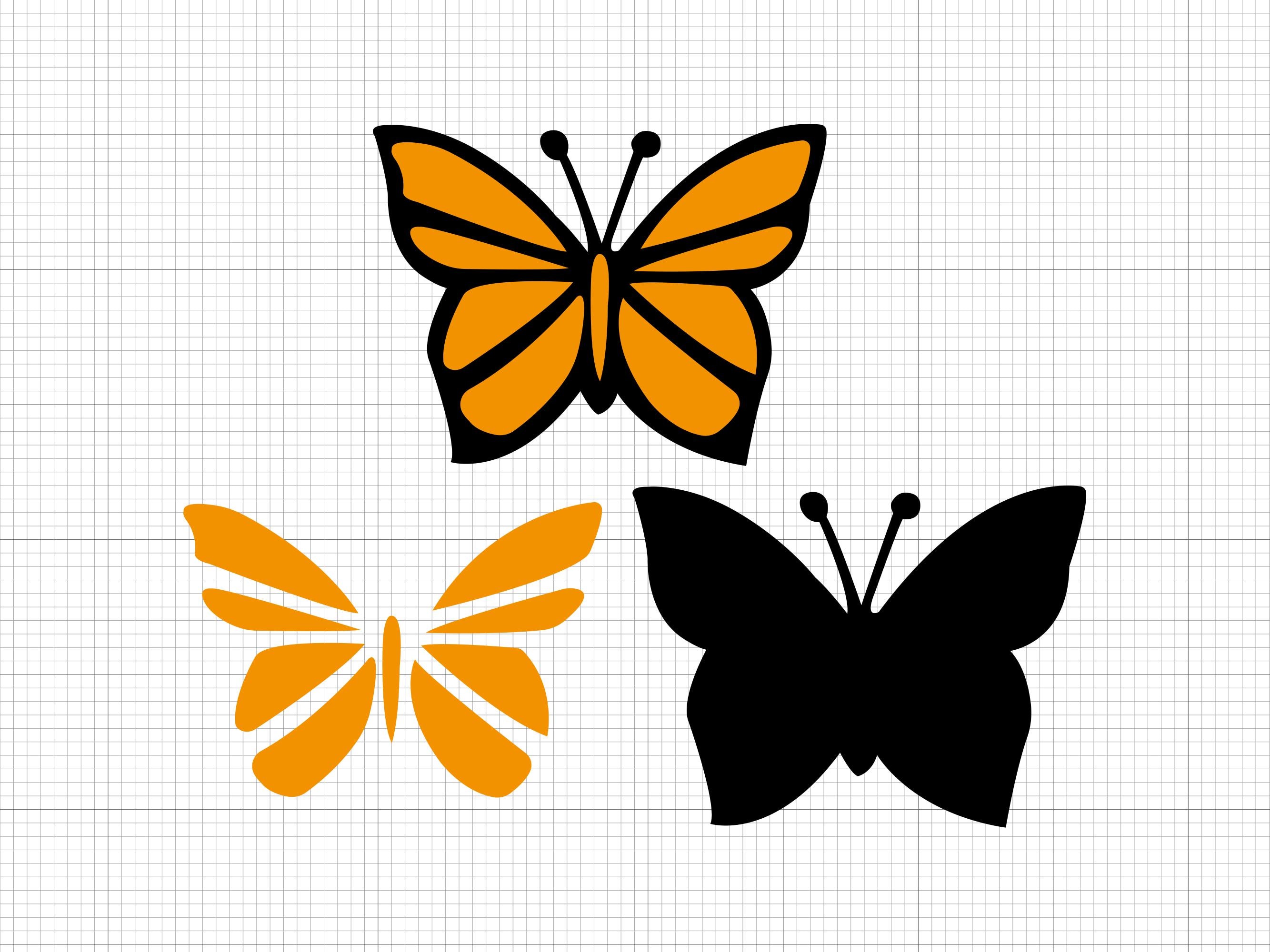 Butterfly Svg Png Ai Pdf Dxf File Download - Etsy