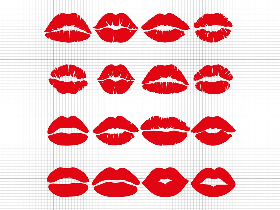 Lips Svg Png Pdf Ai Dxf File Download - Etsy