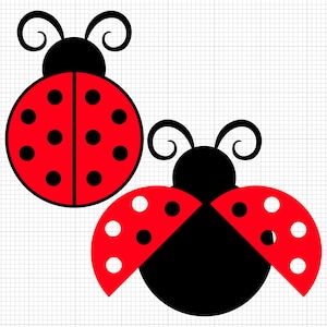 Cute Ladybug Svg Png Ai Pdf Dxf File Download - Etsy