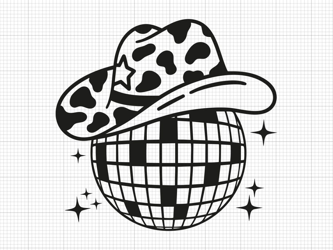 Disco Ball Svg Png Pdf Ai Dxf File Download - Etsy Australia