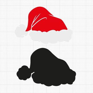Santa Christmas Hat Svg Png Pdf Ai Dxf Files Download - Etsy Canada