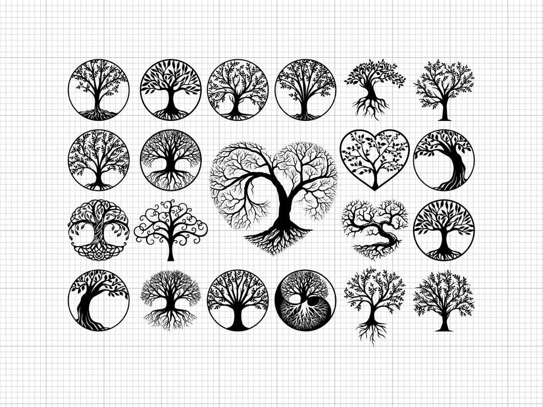 Tree of Life Svg Png Pdf Ai Dxf File Download - Etsy