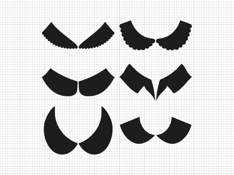 Collar Svg Eps Pdf Ai Dxf File Download - Etsy