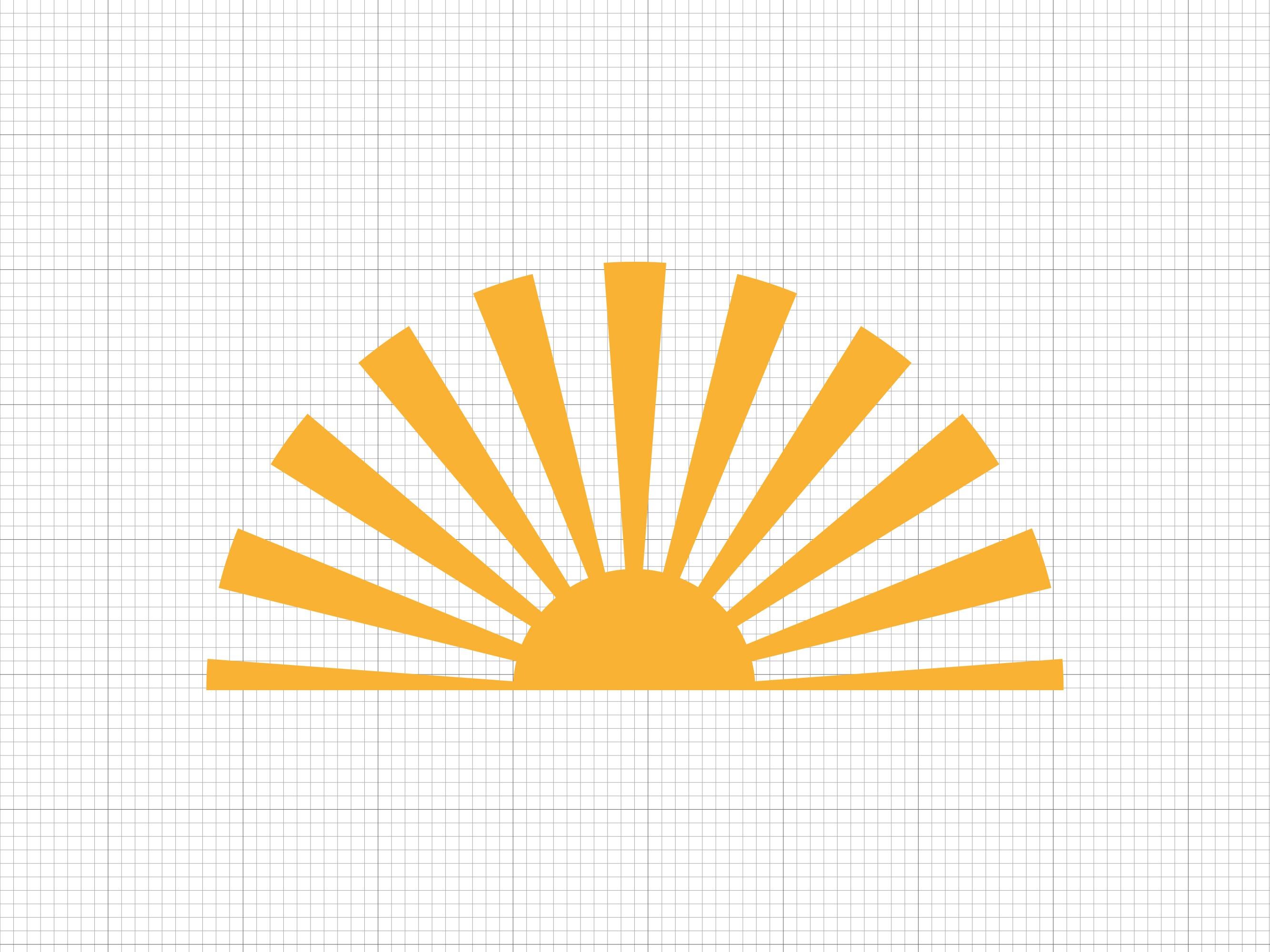Sunrise Svg Png Pdf Ai Dxf File Download - Etsy