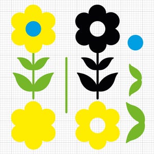 Spring Flower Svg Png Pdf Ai Dxf File Download - Etsy