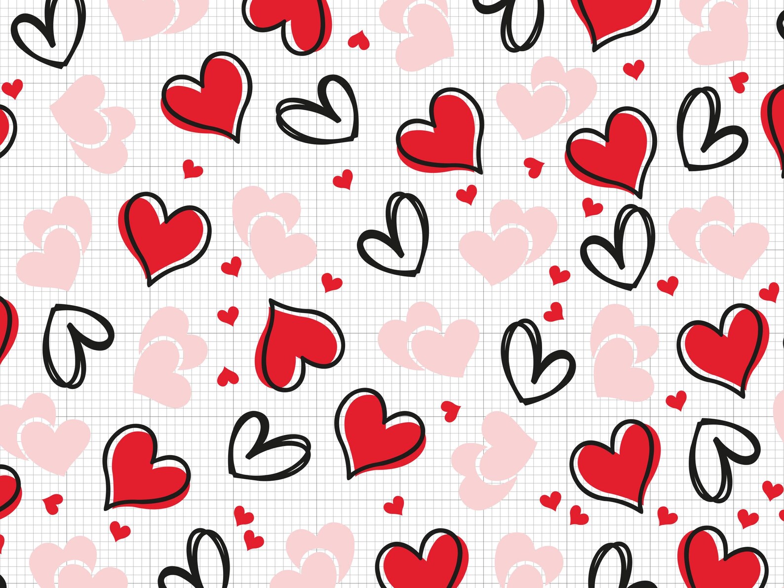 Heart Pattern Svg Png Ai Pdf Dxf File Download - Etsy