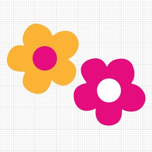 Retro Flower Svg Png Ai Pdf Dxf File Download - Etsy