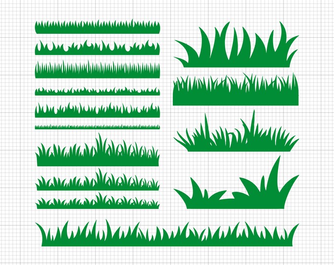 25 Pack Paper Grass Shape, Grass Shapes, Paper Grass Cut Outs, Paper ...
