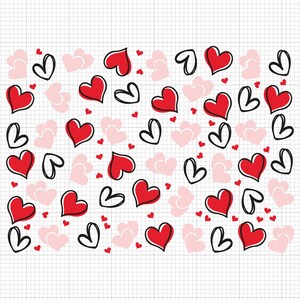 Heart Pattern Svg Png Ai Pdf Dxf File Download - Etsy