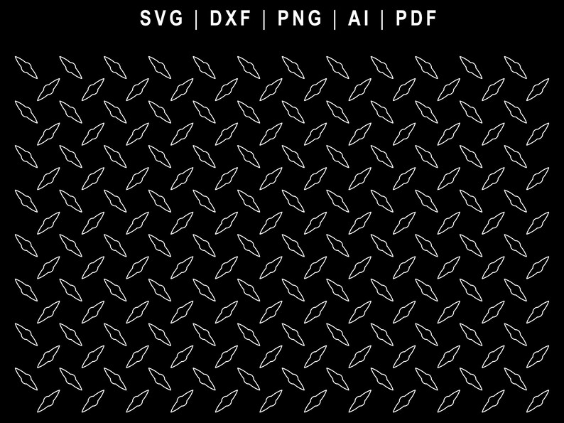 Diamond Plate Svg Png Pdf Ai Dxf File - Etsy