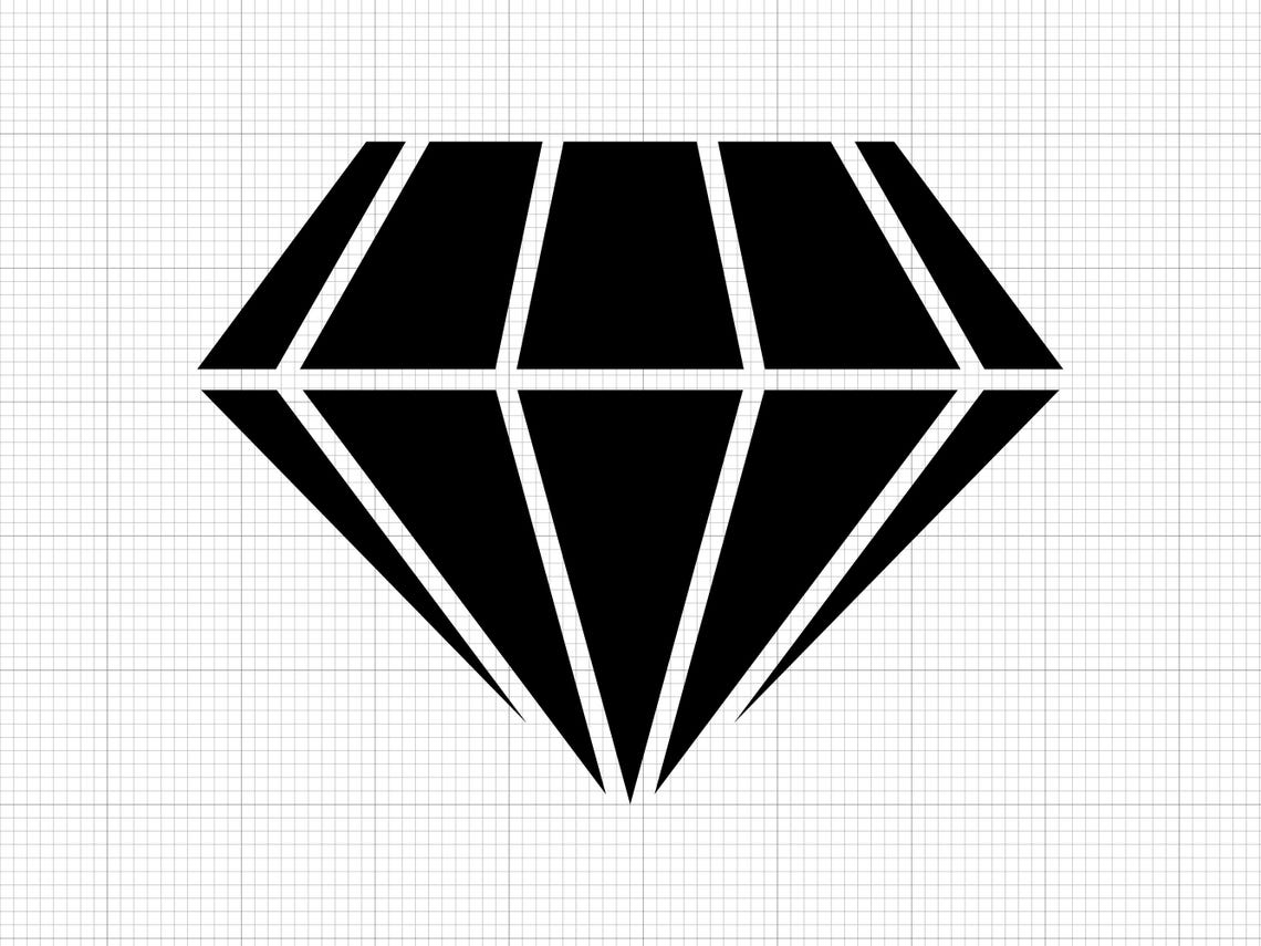 Diamond Svg Png Pdf Ai Dxf File Download - Etsy