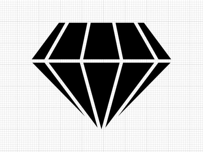 Diamond Svg Png Pdf Ai Dxf File Download - Etsy