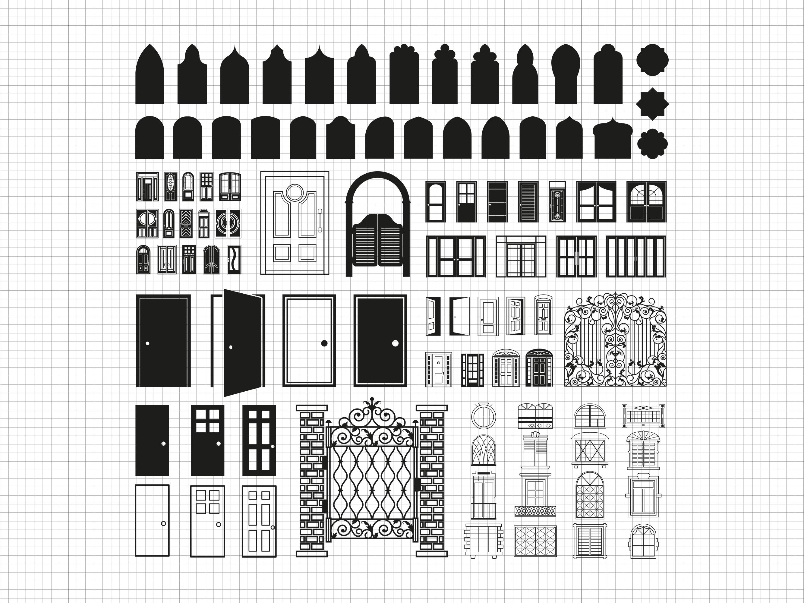 Door Svg Png Pdf Ai Dxf File Download - Etsy