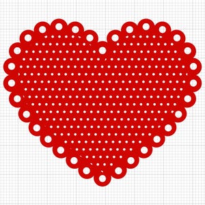 Doily Heart Svg Png Pdf Ai Dxf File Download - Etsy