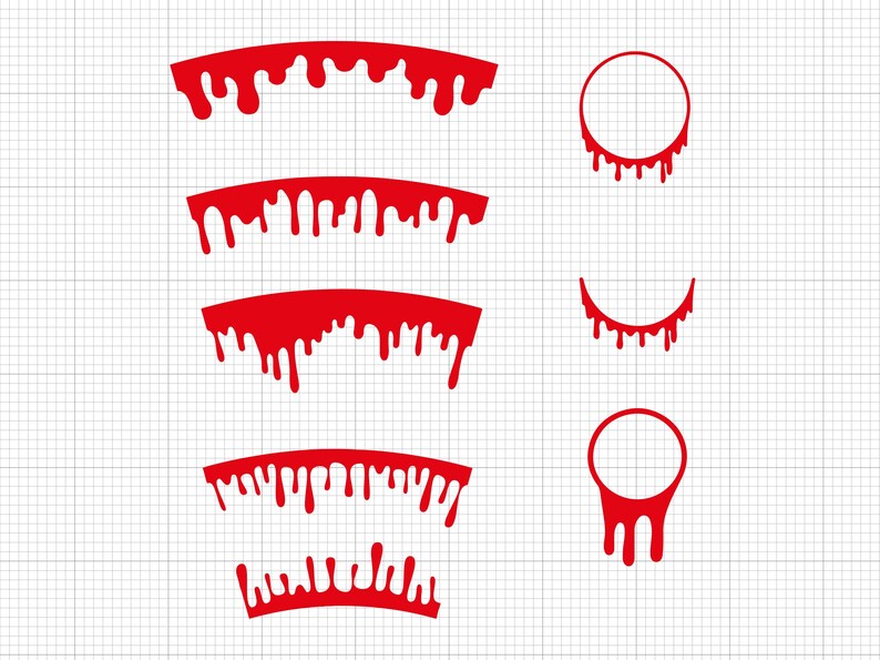 Dripping Svg Png Pdf Ai Dxf File Download - Etsy