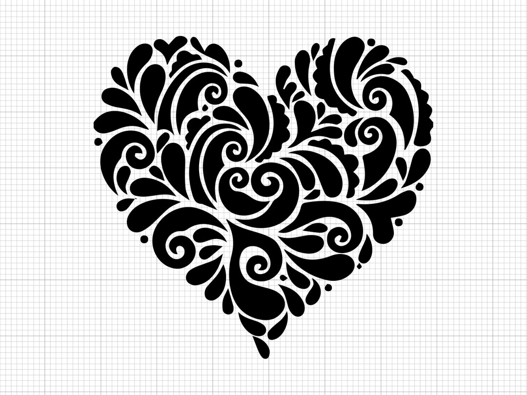 Corazón Svg Png Pdf Ai Dxf Archivo Descargar - Etsy México
