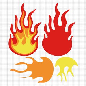 Fire Svg Png Pdf Ai Dxf File Download - Etsy