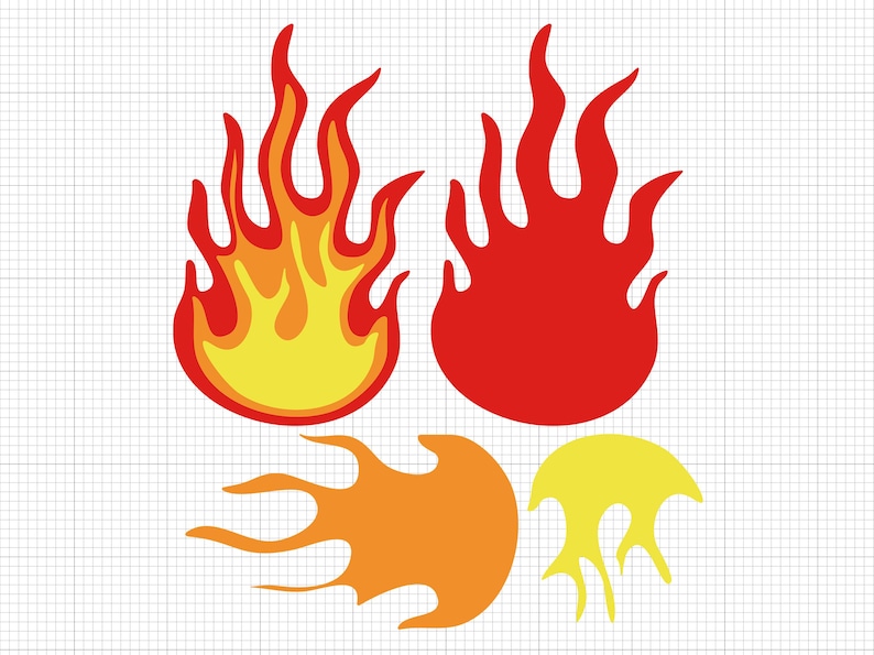 Fire Svg Png Pdf Ai Dxf File Download - Etsy
