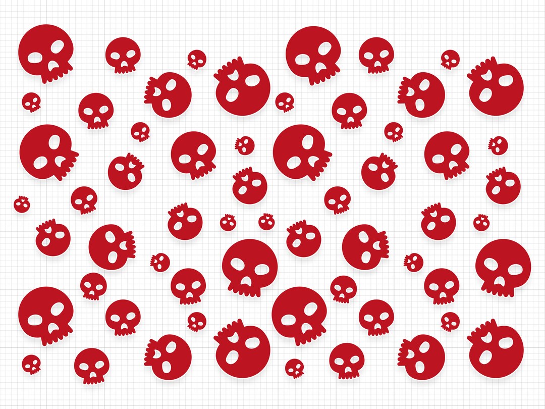 Skull Svg Png Pdf Ai Dxf File Download - Etsy