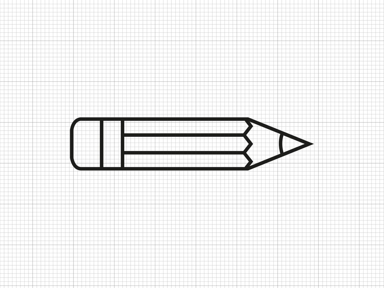Pencil Svg Png Pdf Ai Dxf File Download - Etsy