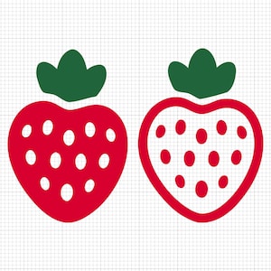 Strawberry Svg Png Pdf Ai Dxf File Download - Etsy
