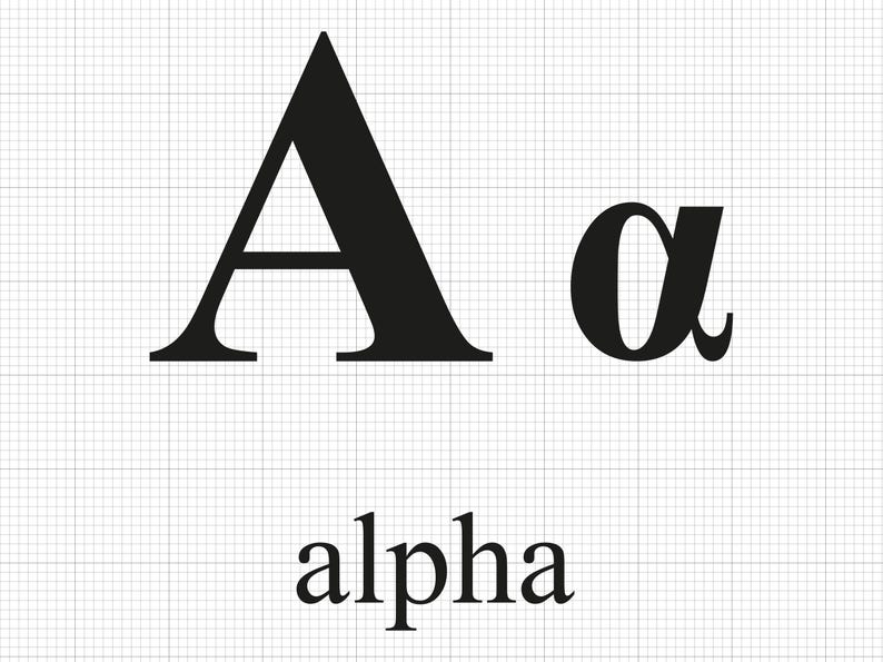 Greek Alphabet Svg Png Ai Pdf Dxf File Download - Etsy