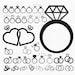 Diamond Ring Svg Png Pdf Ai Dxf File Download - Etsy