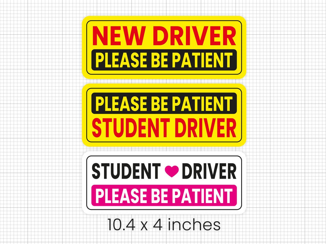 Student Driver Svg Png Pdf Ai Dxf File Download - Etsy