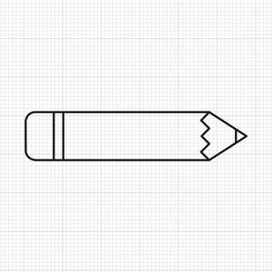 Pencil Svg Png Pdf Ai Dxf File Download - Etsy