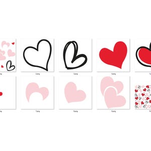 Heart Pattern Svg Png Ai Pdf Dxf File Download - Etsy