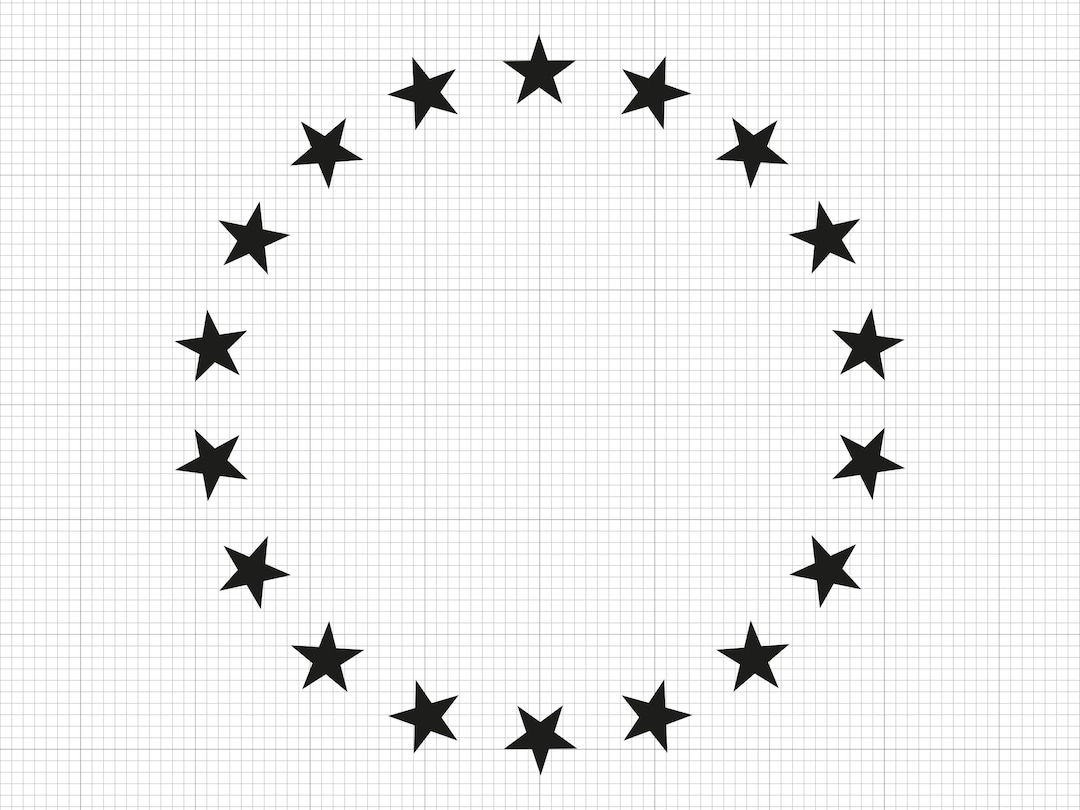 Star Circle Svg Png Pdf Ai Dxf File Download - Etsy