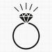 Diamond Ring Svg Png Pdf Ai Dxf File Download - Etsy