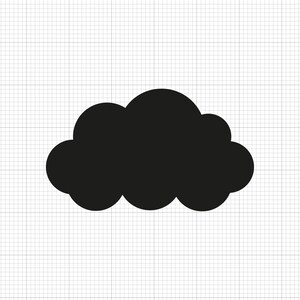 Cloud Svg Png Pdf Ai Dxf File Download - Etsy