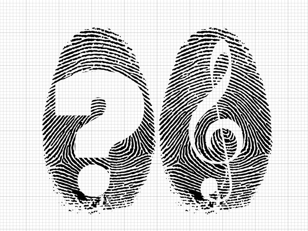 Fingerprint Svg Png Pdf Ai Dxf File Download - Etsy