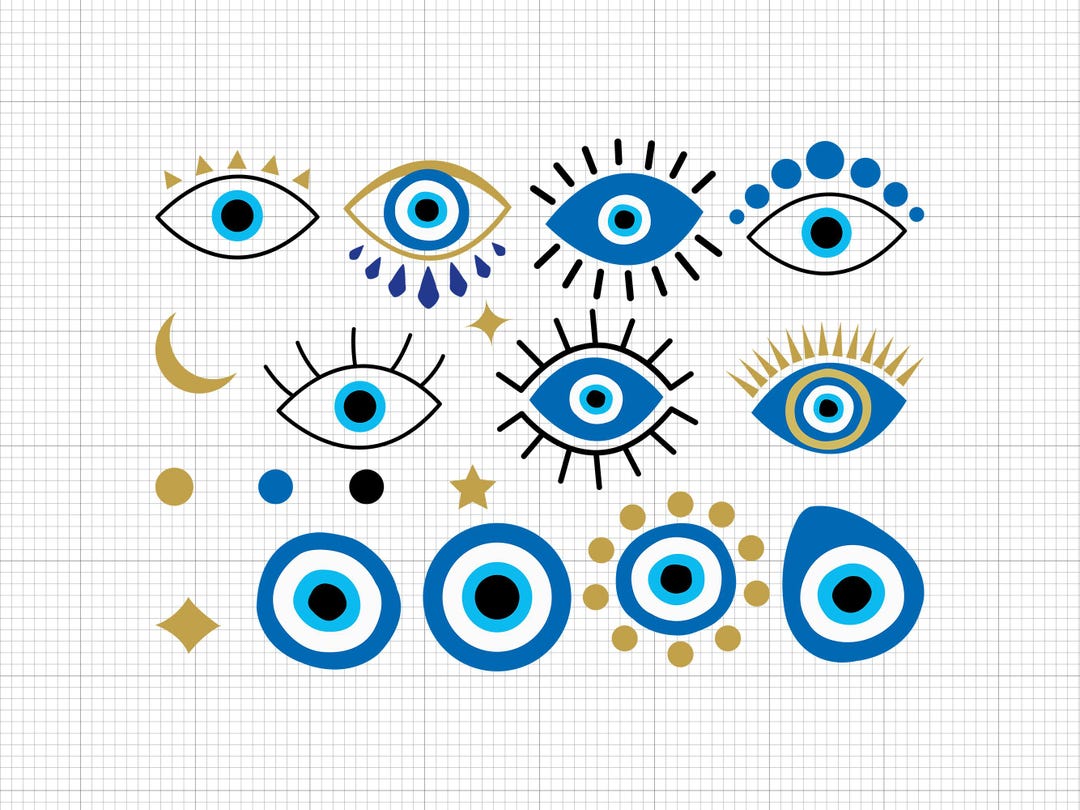 Evil Eye Svg Png Pdf Ai Dxf File Download - Etsy