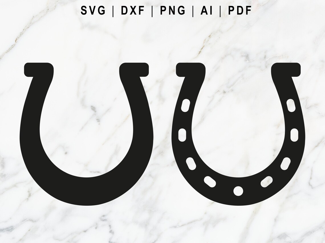 Horseshoe Svg Png Pdf Ai Dxf File - Etsy