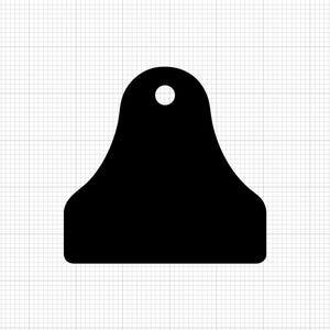 Cow Tag Svg Png Pdf Ai Dxf File Download - Etsy