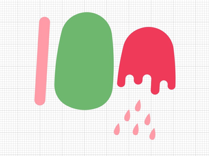 Strawberry Popsicle Svg Png Pdf Dxf Ai File Download - Etsy