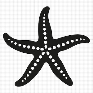 Starfish Svg Png Pdf Ai Dxf File Download - Etsy