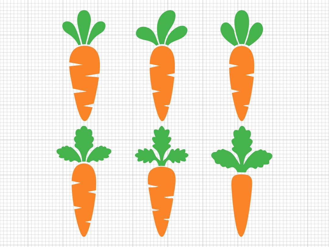 Carrot Svg Png Pdf Ai Dxf File Download - Etsy