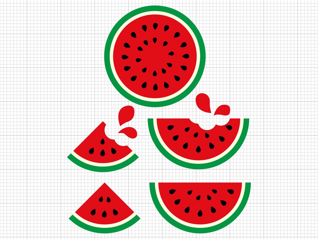 Watermelon Svg Png Pdf Ai Dxf File Download - Etsy