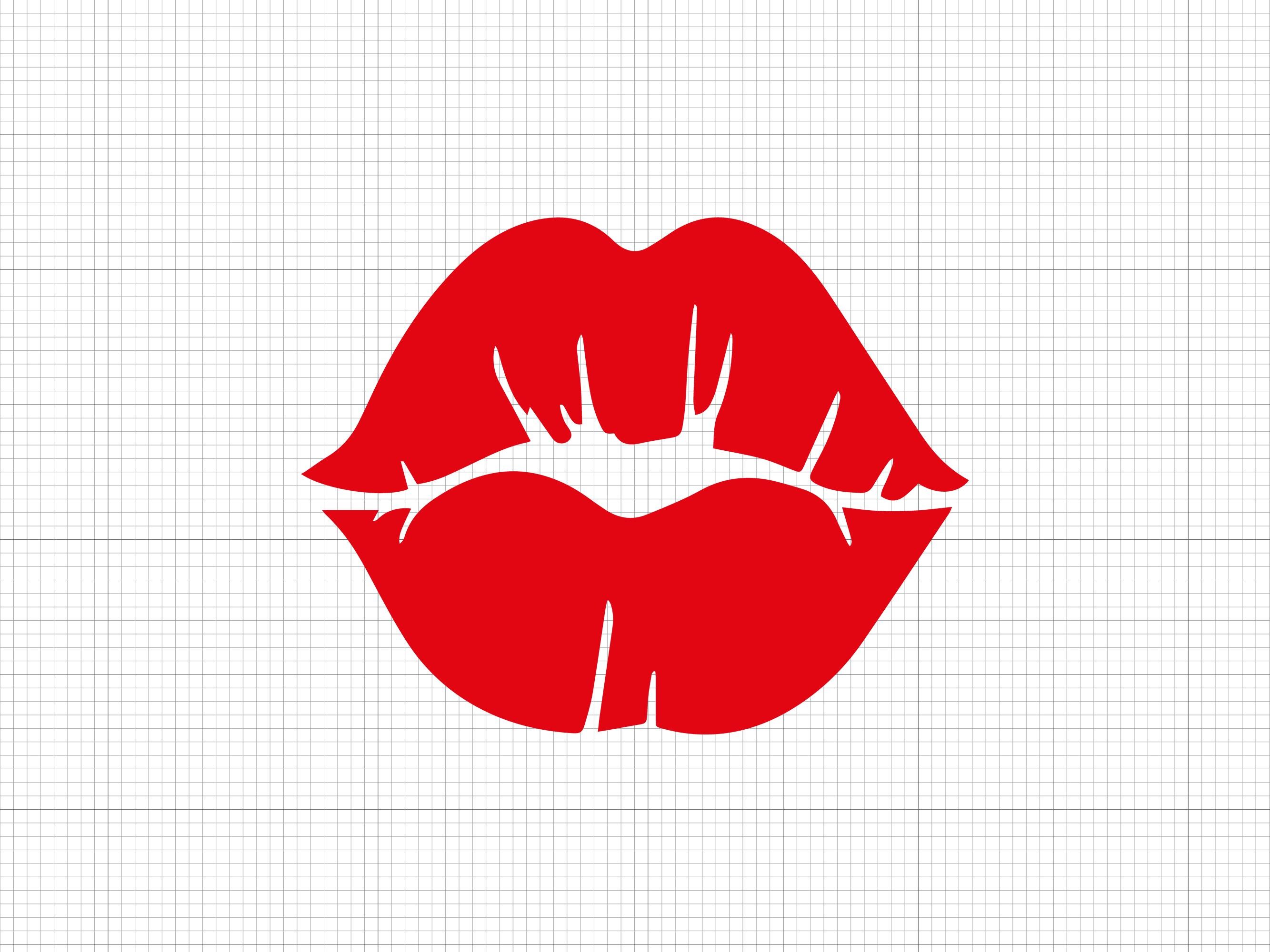 Lips Svg Png Pdf Ai Dxf File Download - Etsy