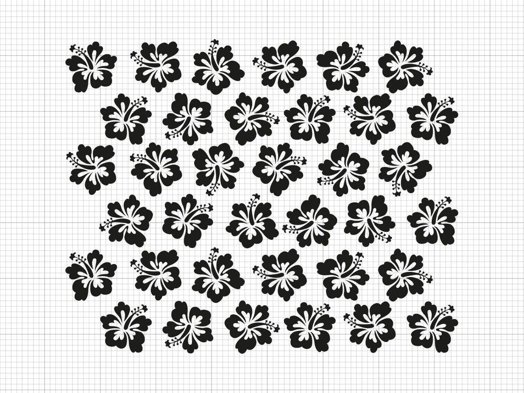 Hibiscus Svg Png Pdf Ai Dxf File Download - Etsy