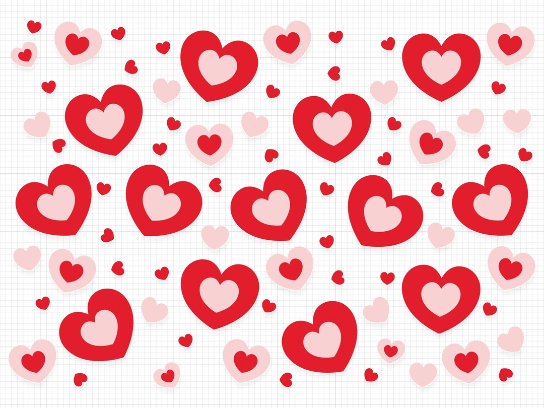 Heart Pattern Svg Png Pdf Ai Pdf Dxf Cut File Download - Etsy