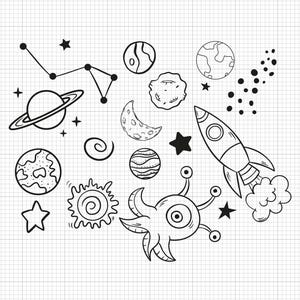 Space Svg Png Ai Pdf Dxf File Digital Download - Etsy