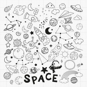 Space Svg Png Ai Pdf Dxf File Digital Download - Etsy
